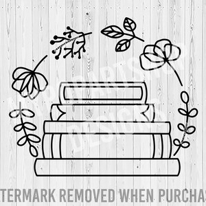 Book Svg Stacked Books Svg Reader Svgs Reading SVG Book - Etsy