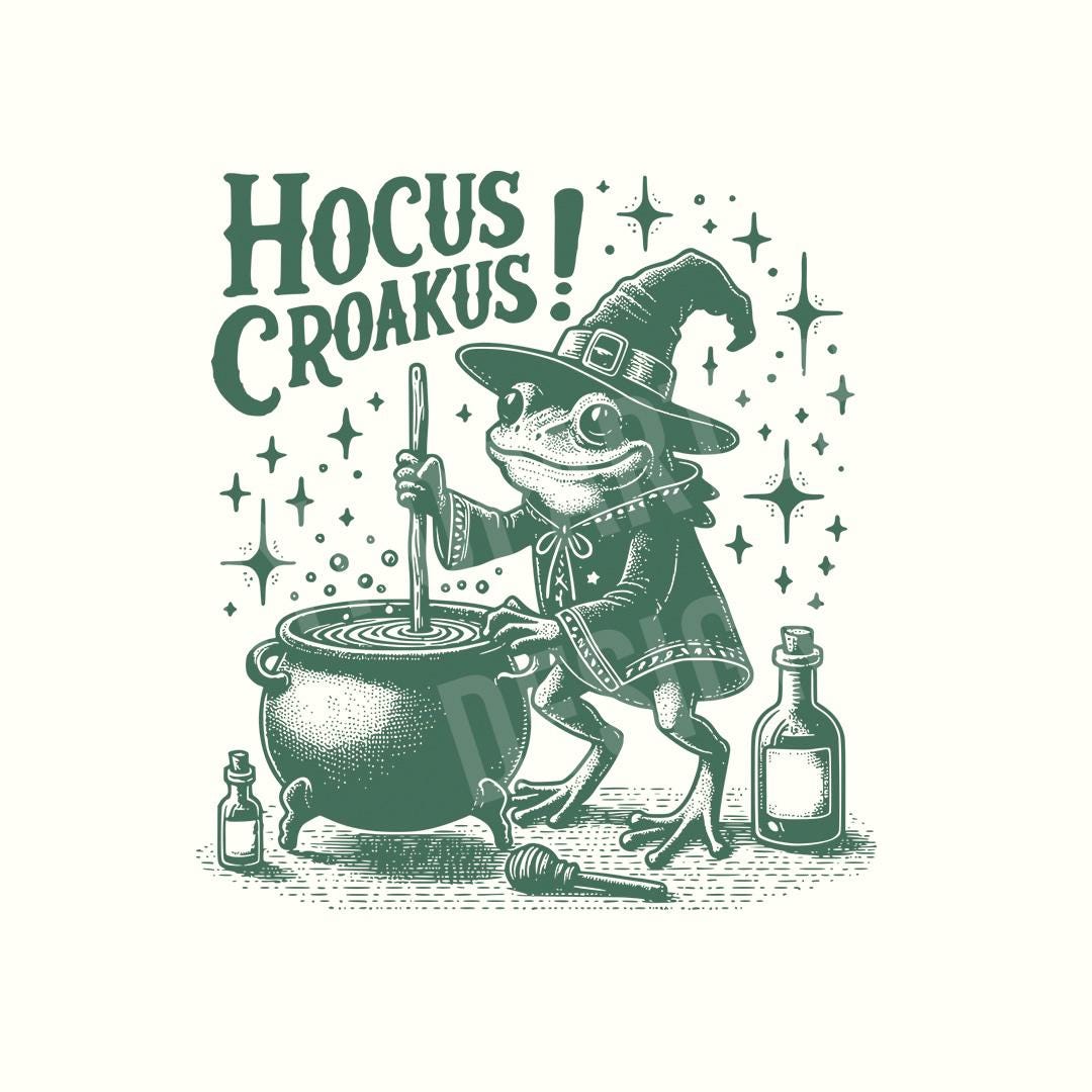 Hocus Croakus Png, Halloween Png, Frog Png, Halloween Shirt, Halloween ...