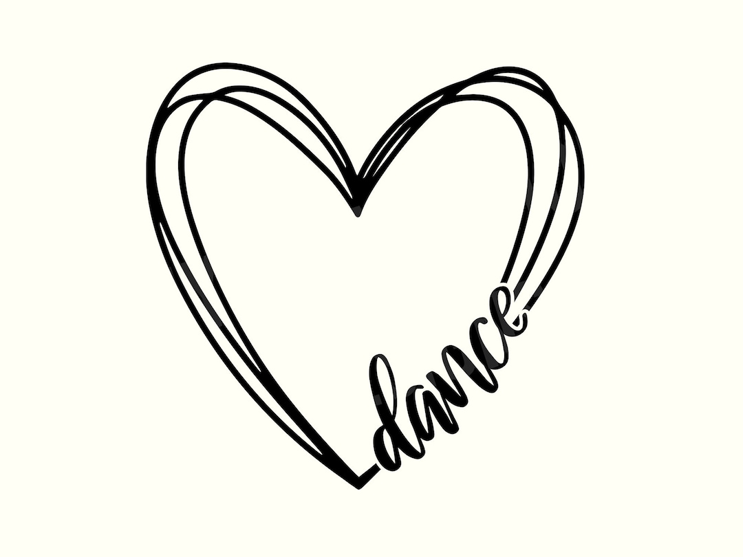 Dance Heart Svg, Dance Svg, Dance Png, Dancer Svg, Dance Mom Png, Dance ...