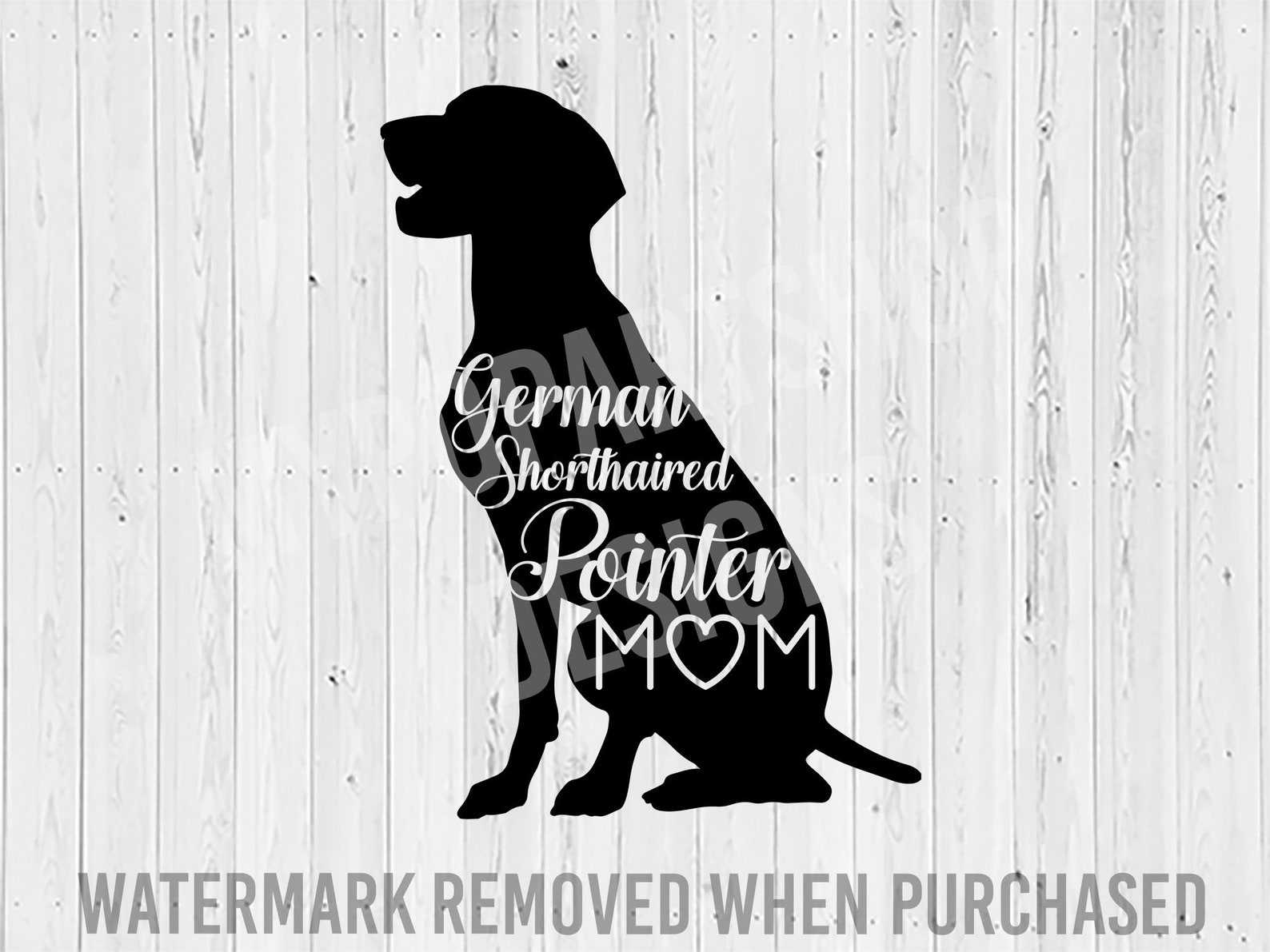 German Shorthaired Pointer SVG Cut File German Shorthaired - Etsy