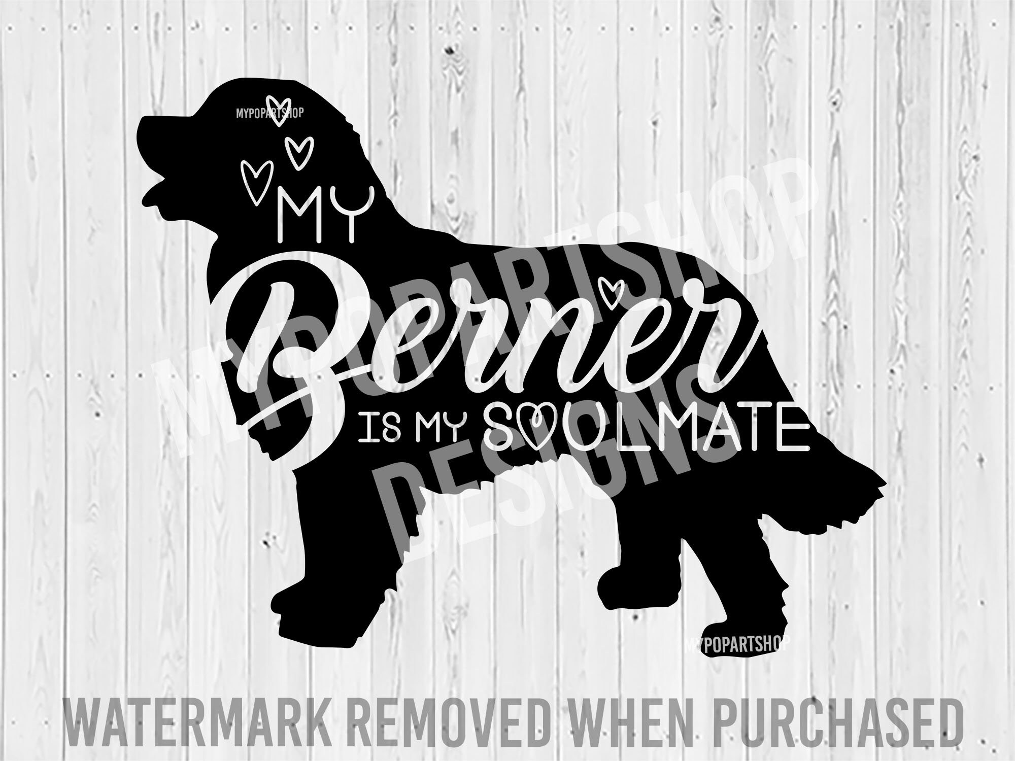My Dog is My Soulmate Berner SVG Berner Mom Svg Berner Mom - Etsy