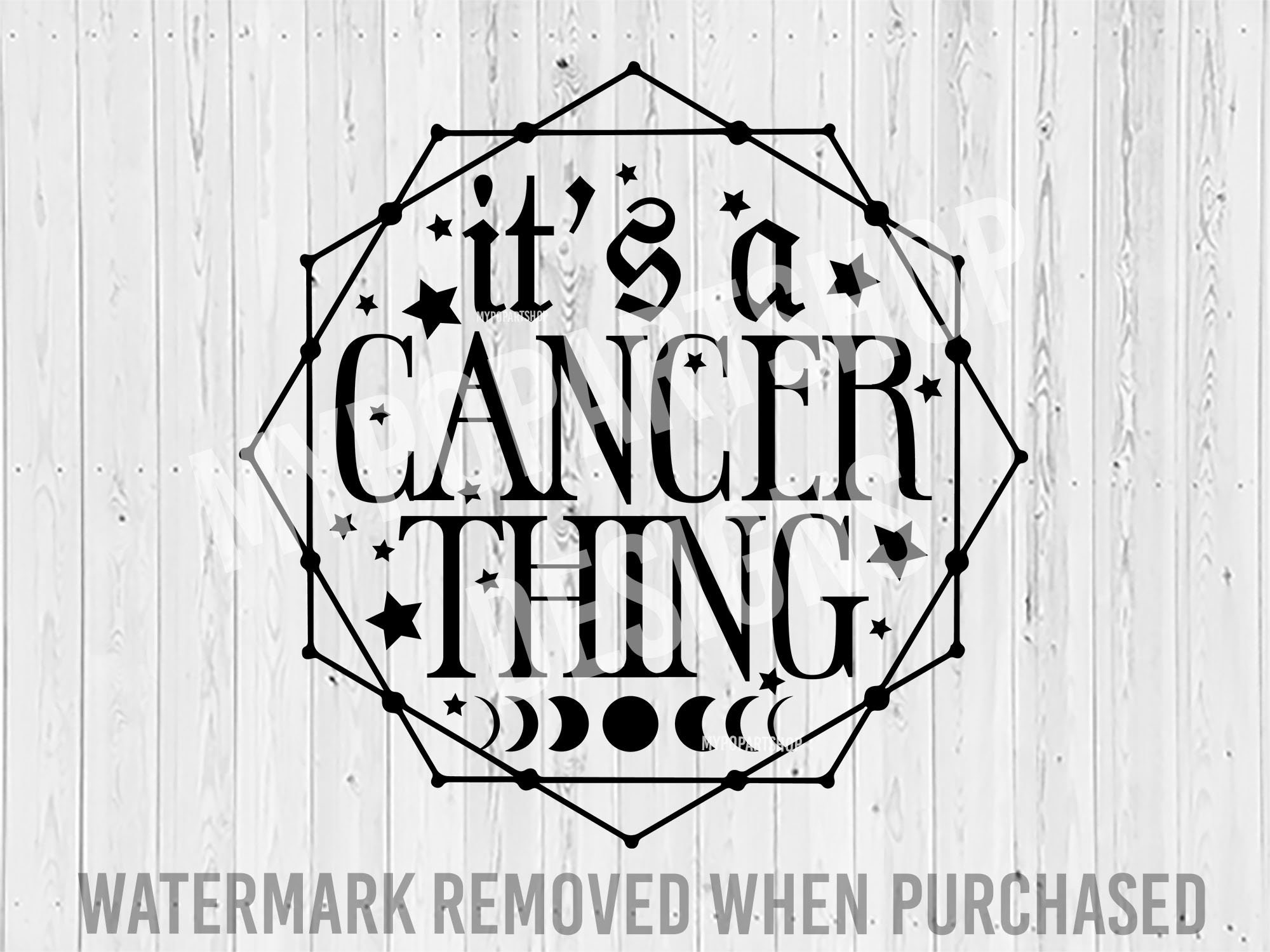 Cancer Zodiac Svg Cancer Season Its a Cancer Thing - Etsy
