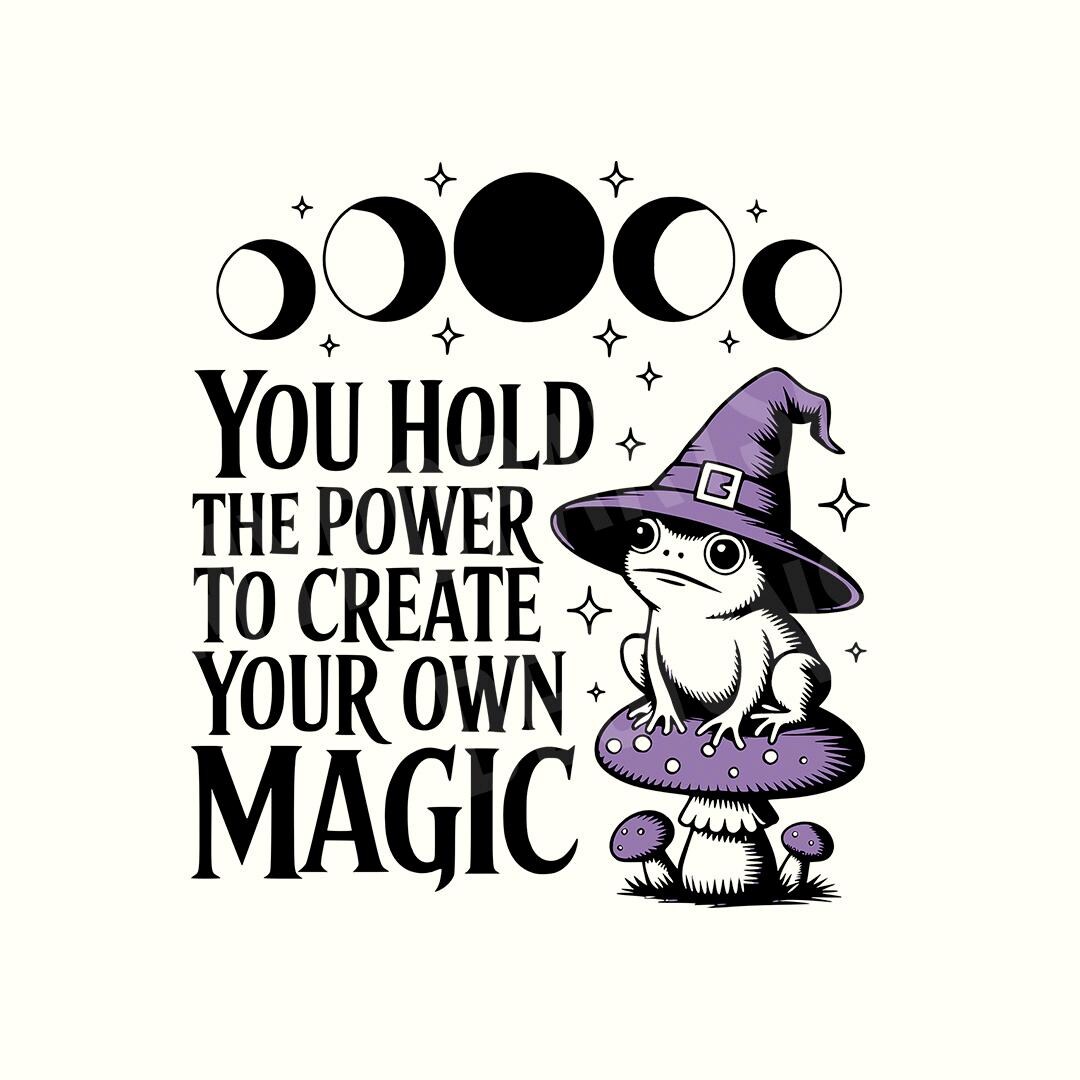 Witch Png, Witches Png, Witch Shirt, Mushroom Png, Frog Png, Magical ...