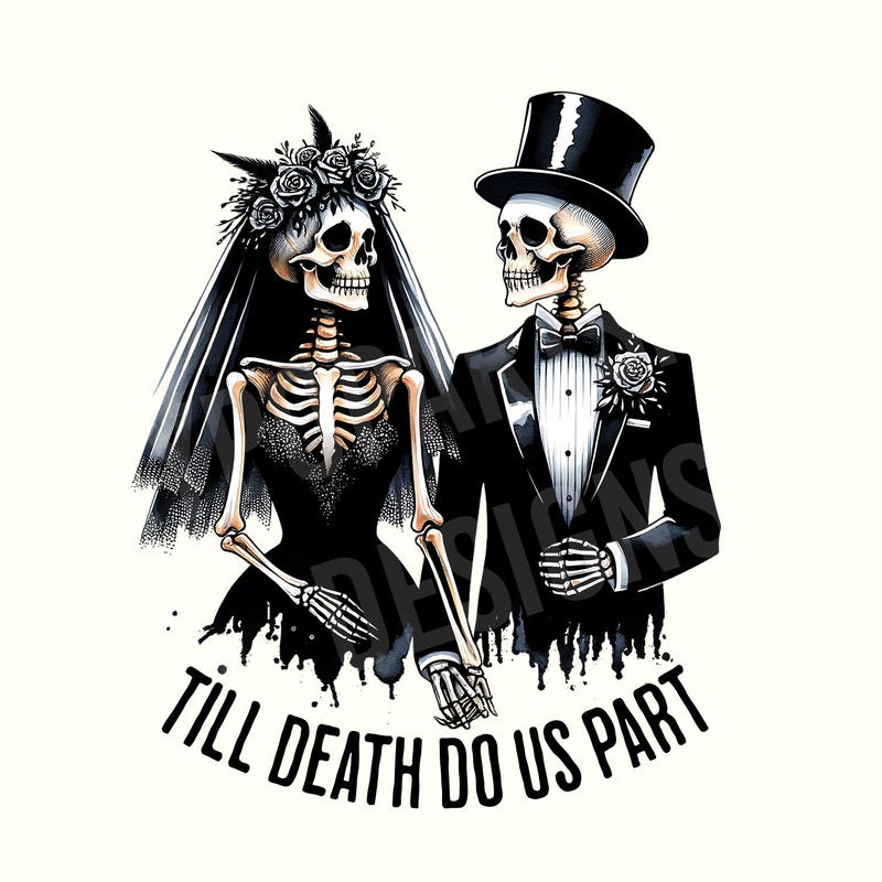 Skeleton Bride Groom - Etsy