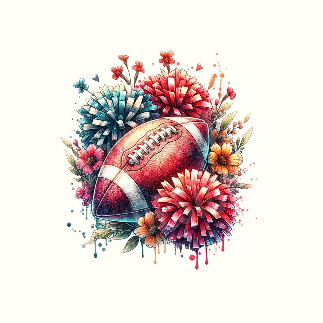 Football Cheer Clipart, Football Png, Football Mom Png, Cheer Png ...