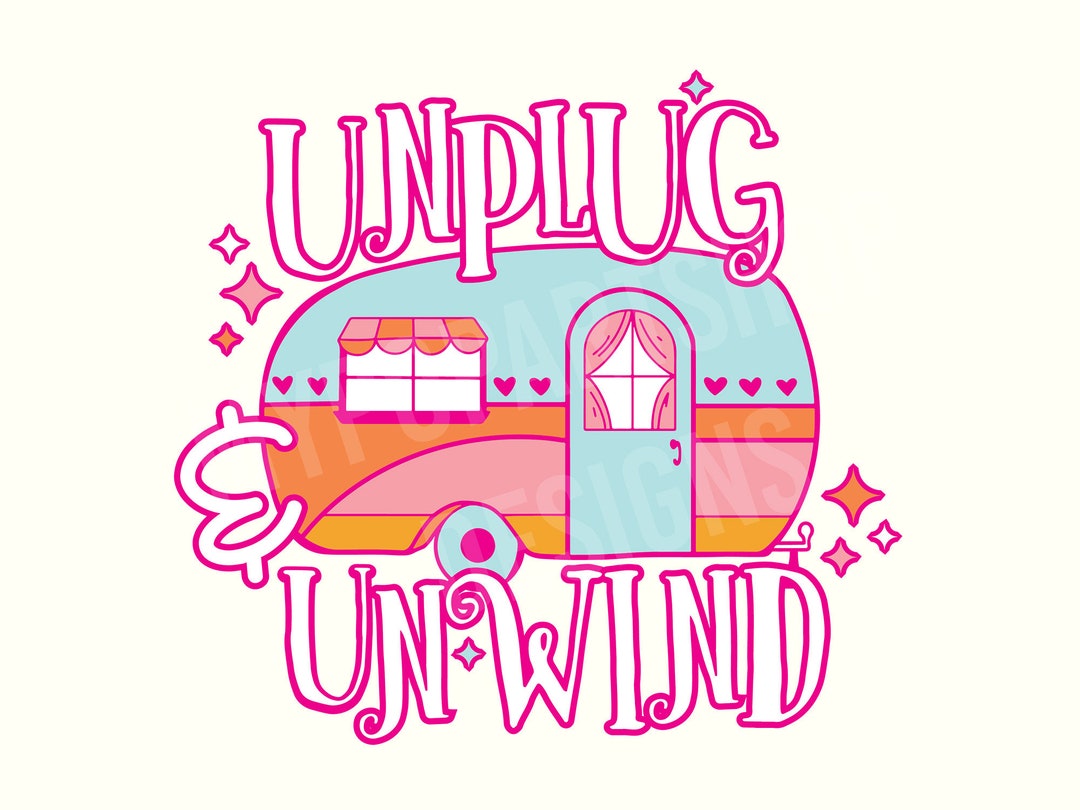 Camper Svg, Camping Life Svg, Camping Svg, Adventure Svg, Unplug Svg ...