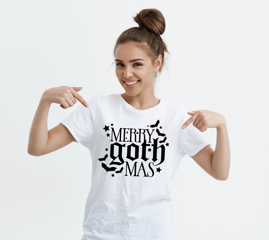 Merry Gothmas Gothmas Svg Gothmas Png Spooky Christmas Svg - Etsy