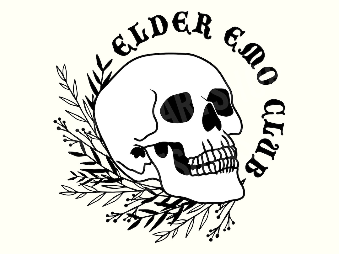Emo Svg, Elder Emo Svg, Elder Emo Club, It Was Never a Phase ...