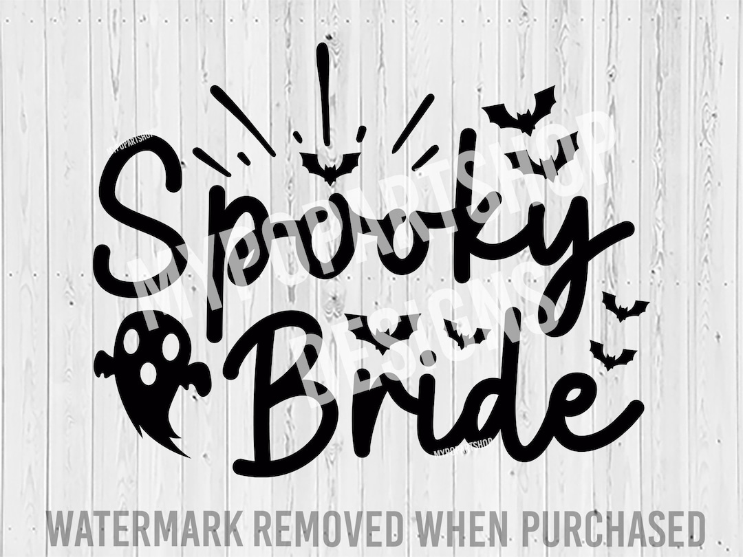Spooky Bride Svg Halloween Bride Svg Halloween Bride Png - Etsy