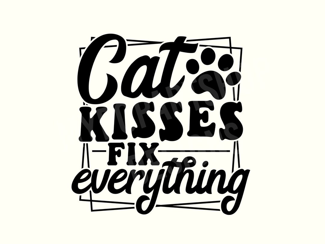 Gato Svg, Gato Png, Gato Retro Svg, Citas de gatos Svg, Amante de los ...