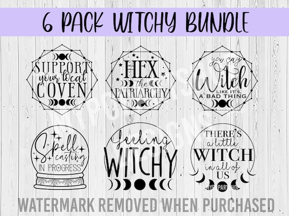 Witch Svg Bundle Halloween Svg Bundle Witchy Svg Bundle - Etsy