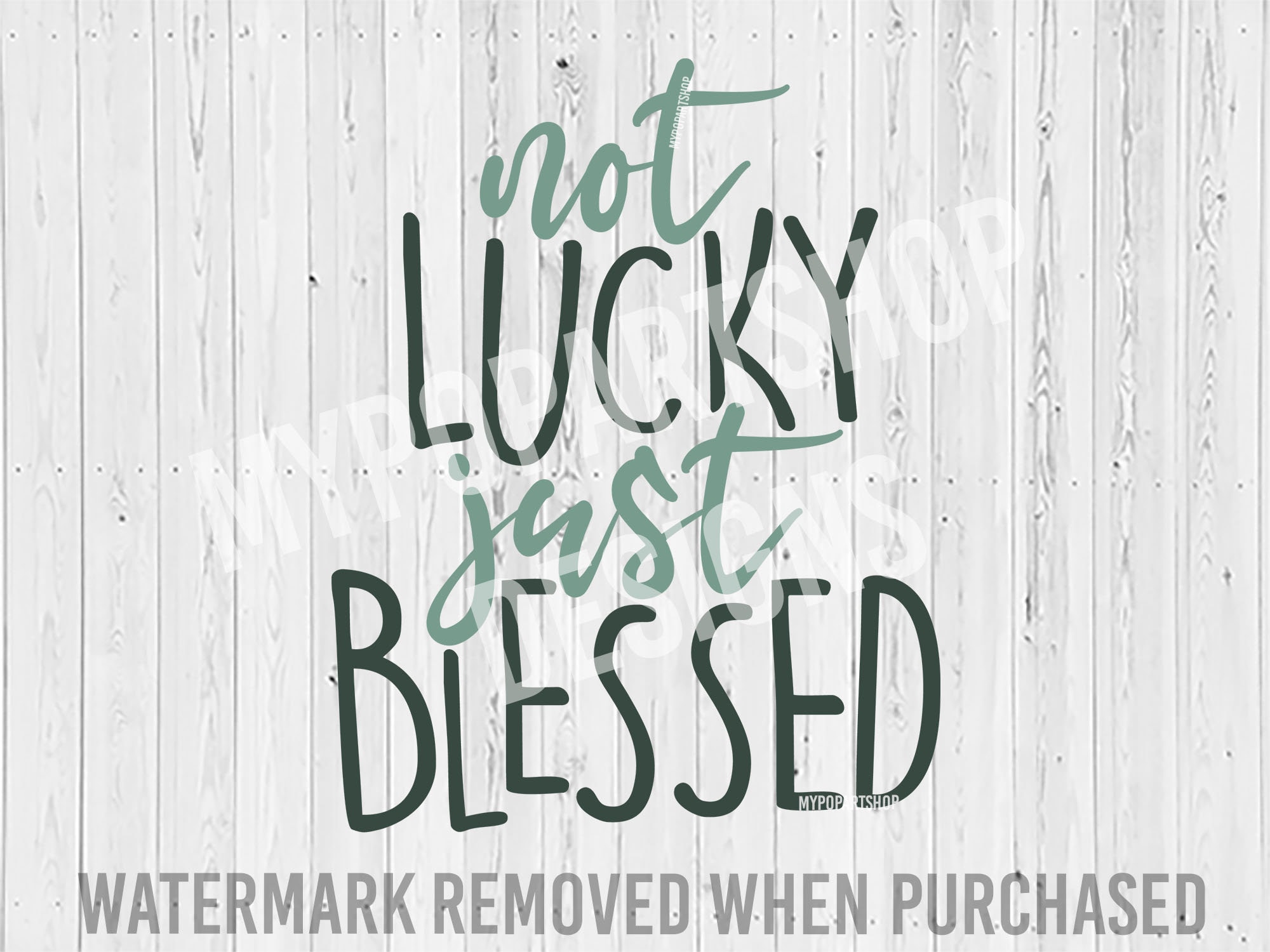 Not Lucky Just Blessed Svg Lucky Svg Feeling Lucky Svg St - Etsy