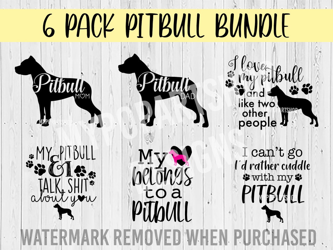 Pitbull Svg Bundle, Pitbull SVG, Pitbull Mom Svg, Pit Svg, Pitbull Mom ...