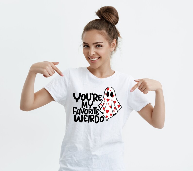 You're My Favorite Weirdo, Valentines Ghost Svg,valentines Day Ghost ...
