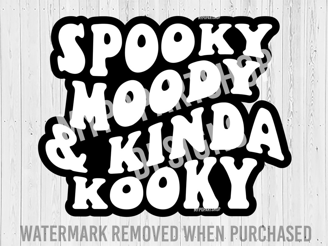 Spooky Svg Moody Svg Spooky Vibes Svg Halloween Mom Svg - Etsy