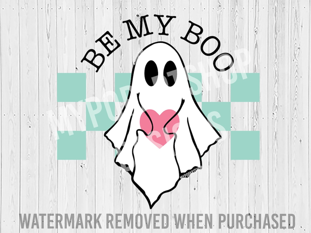 Be My Boo, Valentines Ghost Svg, Valentines Day Ghost, Spooky Valentine ...