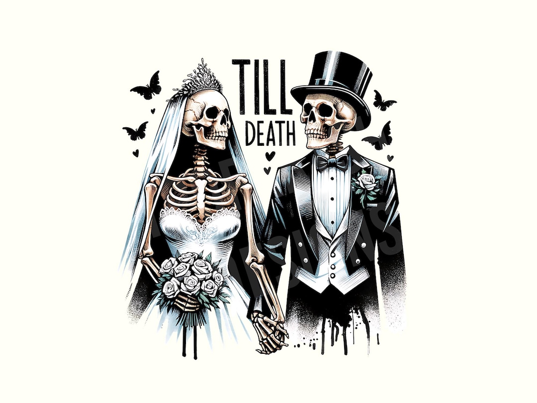 Skeleton Bride, Skeleton Bride and Groom, Halloween Bride, Halloween ...
