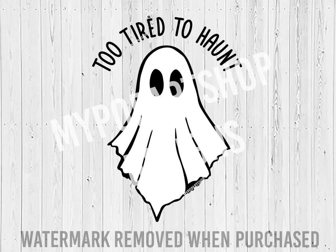 Ghost Svg, Retro Ghost Svg, Funny Ghost, Haunt Svg, Not a Morning ...