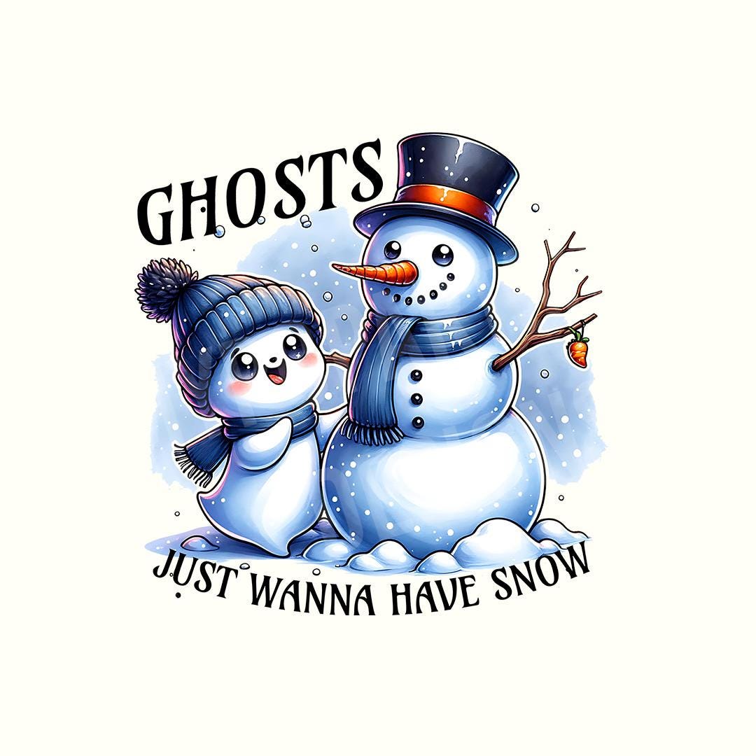 Ghost Png, Cute Ghost Png, Ghost Shirt, Winter Png, Winter, Snowman Png ...