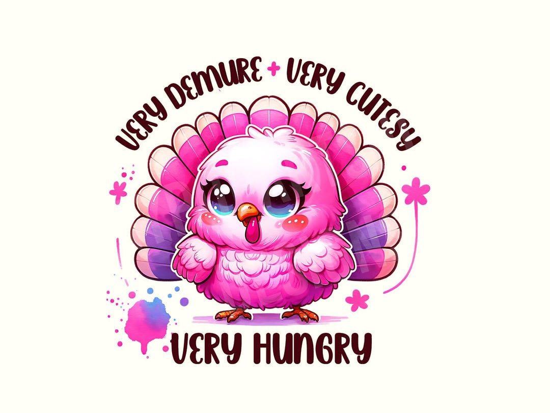 Very Cutesy Very Demure Png, Baby Thanksgiving Png, Kids Thanksgiving ...