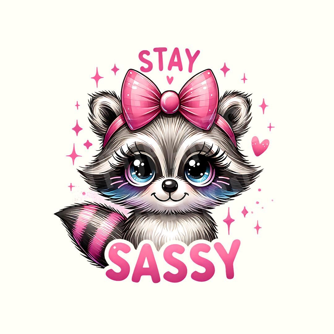 Stay Sassy Png, Sassy, Sarcastic Png, Sarcastic Shirt, Funny Raccoon ...