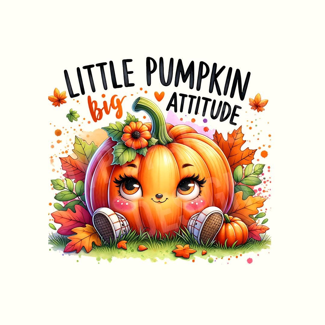 Pumpkin Png, Fall Png, Fall Clipart, Digital Download, Fall Sublimation ...