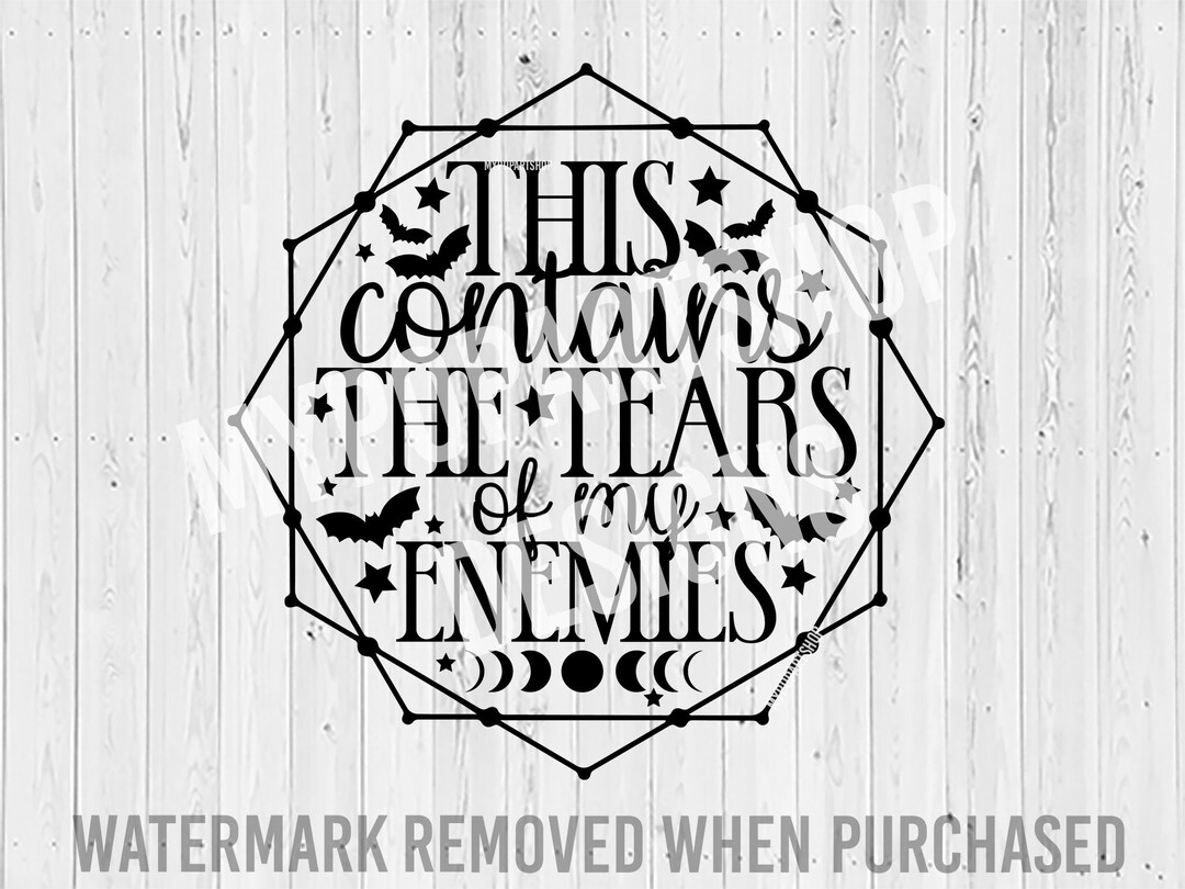 Tears of My Enemies Svg Funny Coffee Cup Svg Coffee Cup - Etsy