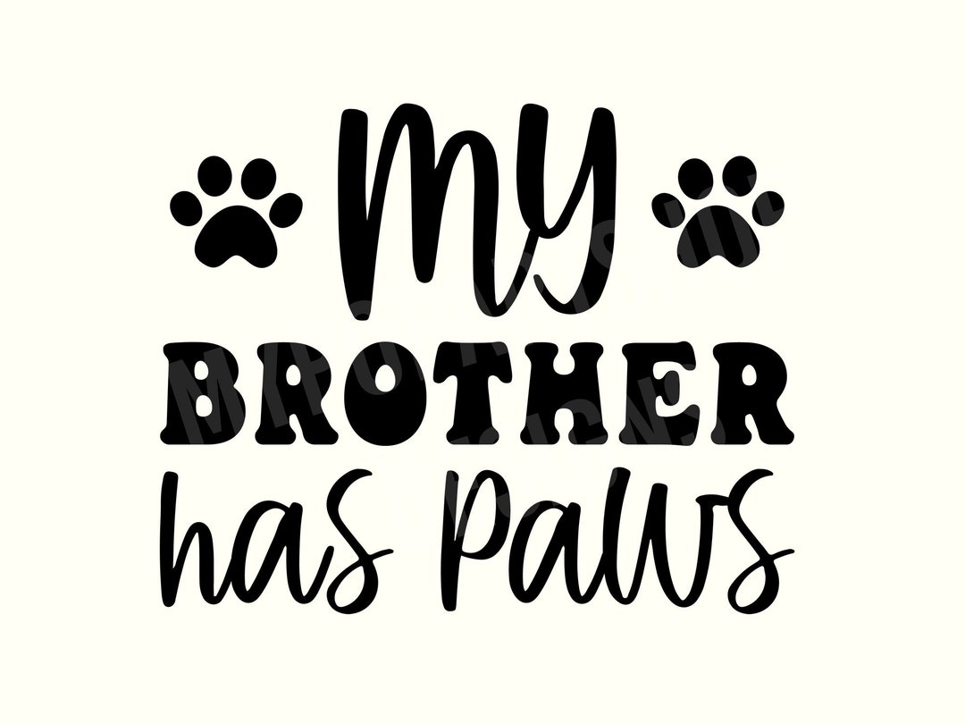 Funny Baby Svg, Dog Brother, Dog Sibling, Baby Brother Svg, Dog Baby ...