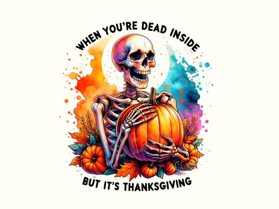Skeleton Saying Fall