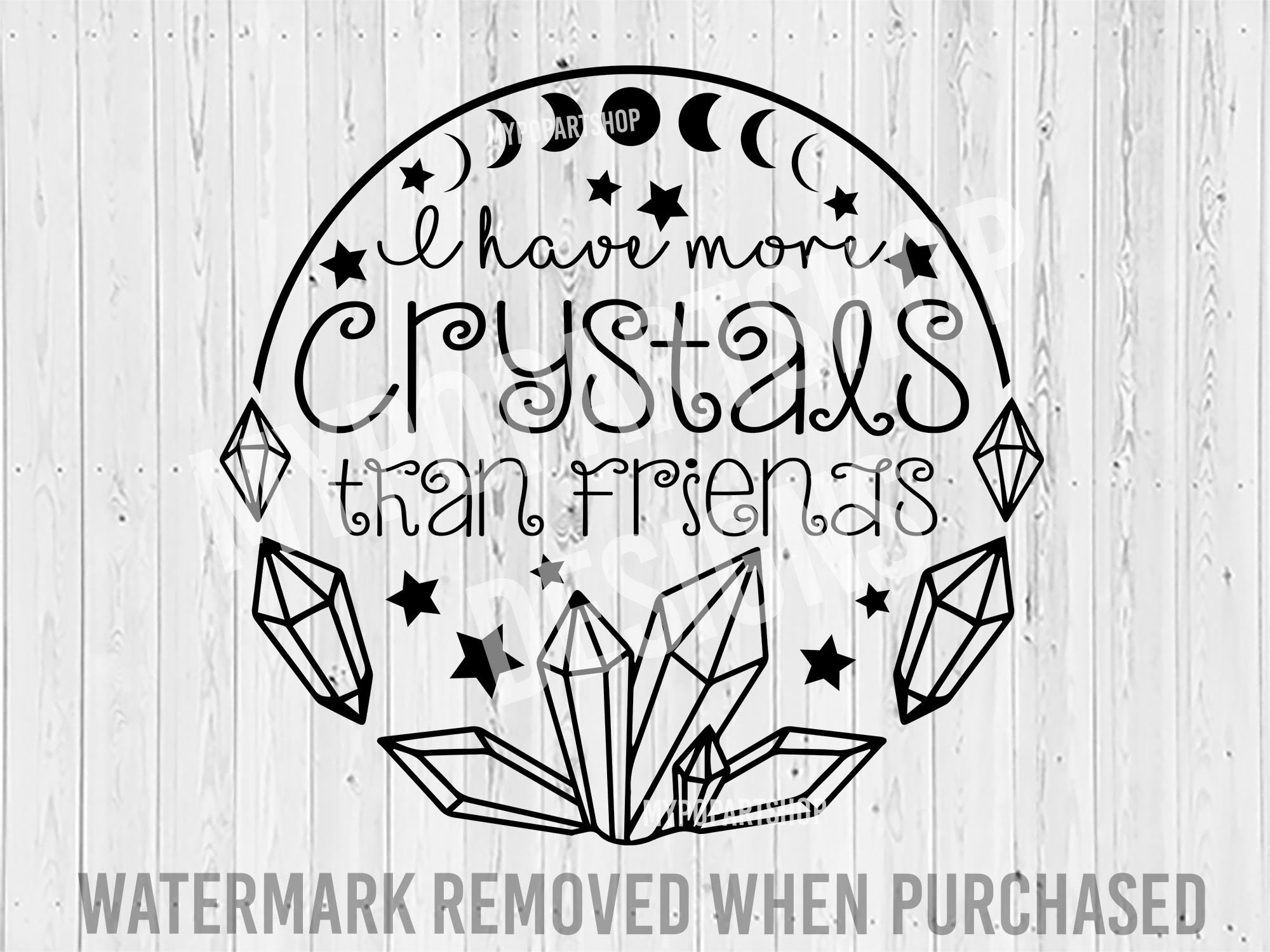 I've Got a Crystal for That Crystal Lover Svg Crystal - Etsy