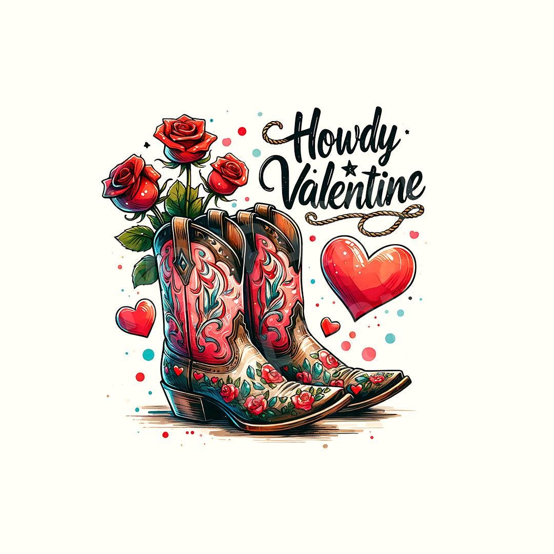 Howdy Valentine Png, Western Valentines Png, Valentines Day Png ...