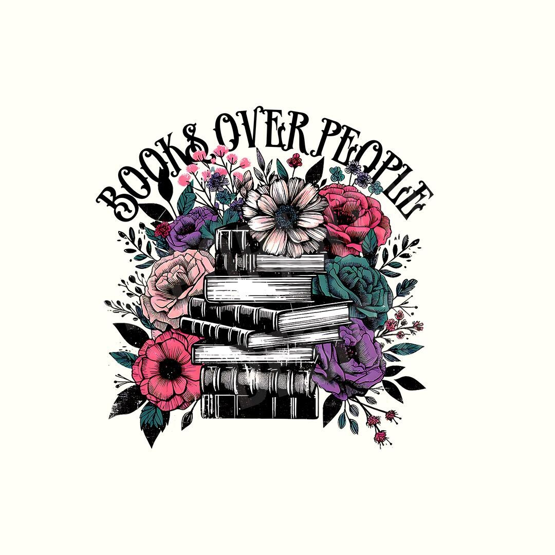 I Like Books More Than People PNG, Book Png, Reading Png, Digital ...