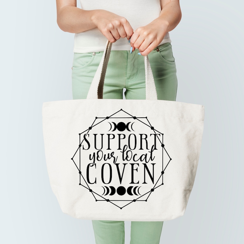 Support Your Local Coven SVG Witch SVG Witchy Svg Halloween - Etsy