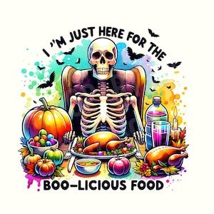 Spooky Thanksgiving, Skeleton Thanksgiving, Funny Thanksgiving Png ...