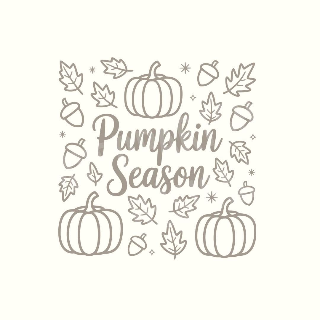 Pumpkin Season Png, Pumpkin Png, Fall Png, Fall Clipart, Digital ...