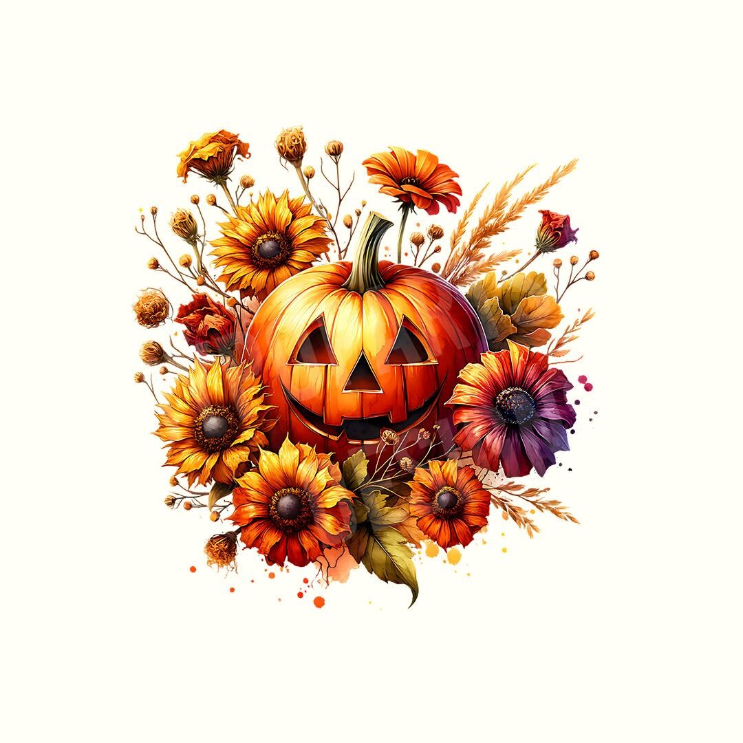 Jack O Lantern Pumpkin Clipart, Pumpkin Png, Halloween Png, Halloween ...