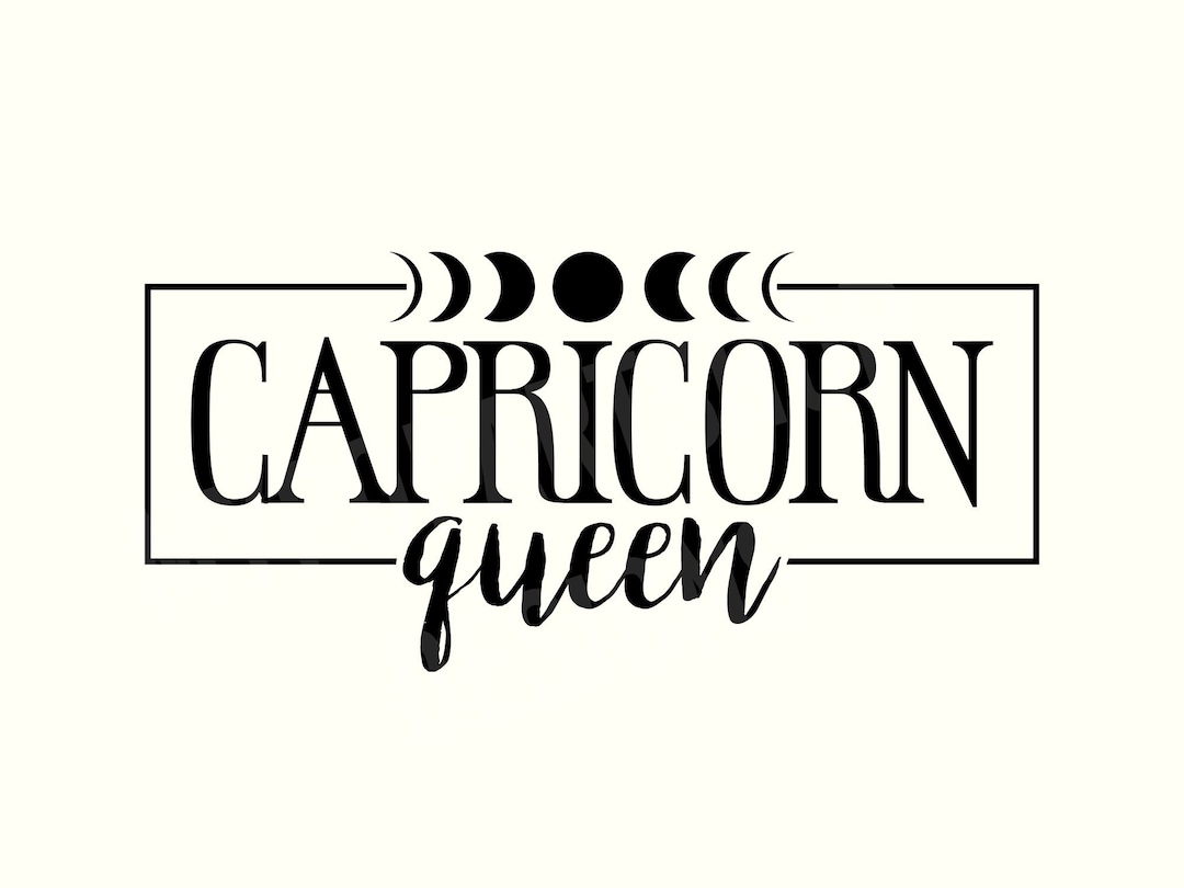 Capricorn Queen Svg, Capricorn Svg, Capricorn Png, Horoscope Svg ...