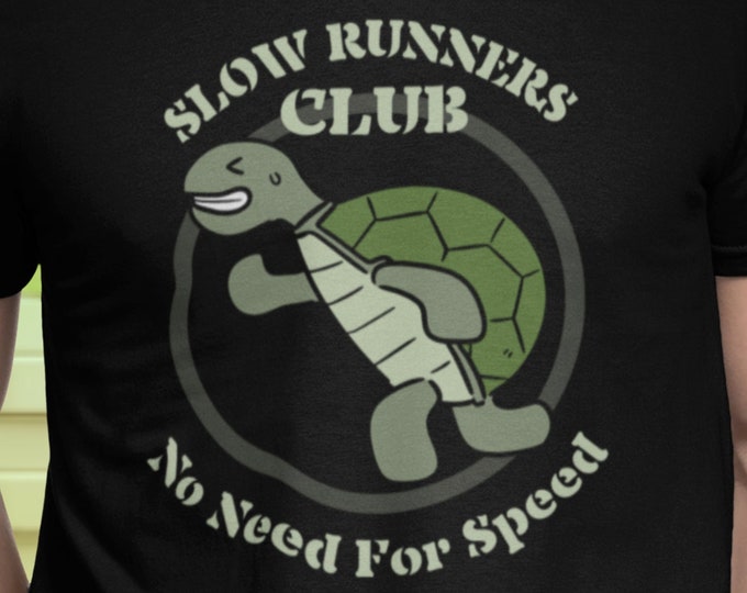 Turtle Jogger Slow Runners Club No Need for Speed Fun Run T-shirt Kids ...