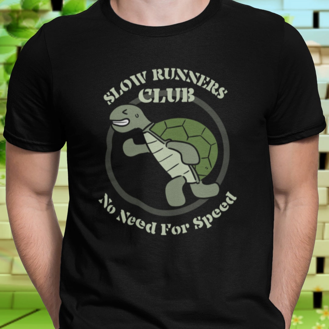 Turtle Jogger Slow Runners Club No Need for Speed Fun Run T-shirt Kids ...
