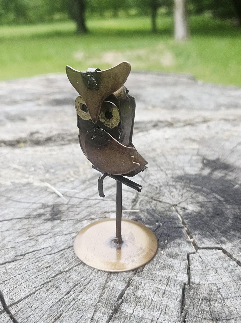Adorable Metal Art Sculptures, Bolt Art, Metal Art, Hummingbird, Owl ...