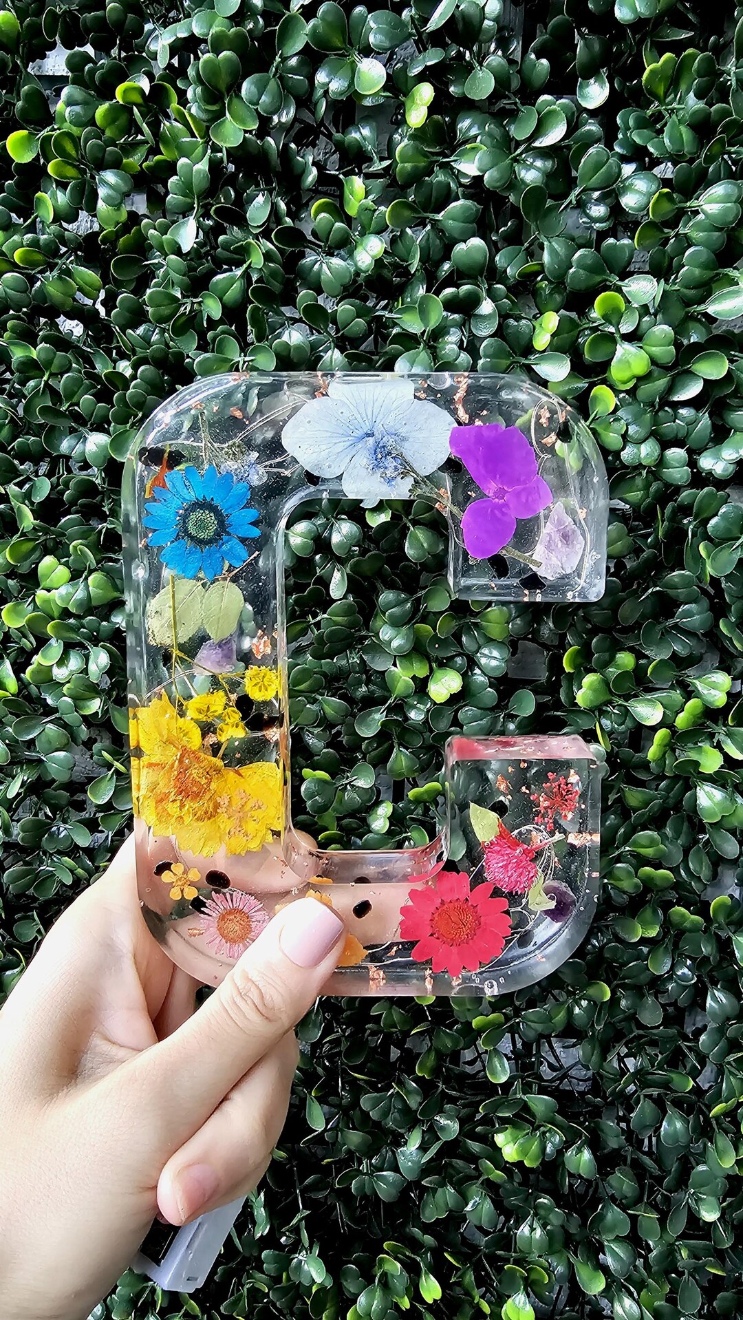 Resin Letter Decor - Etsy