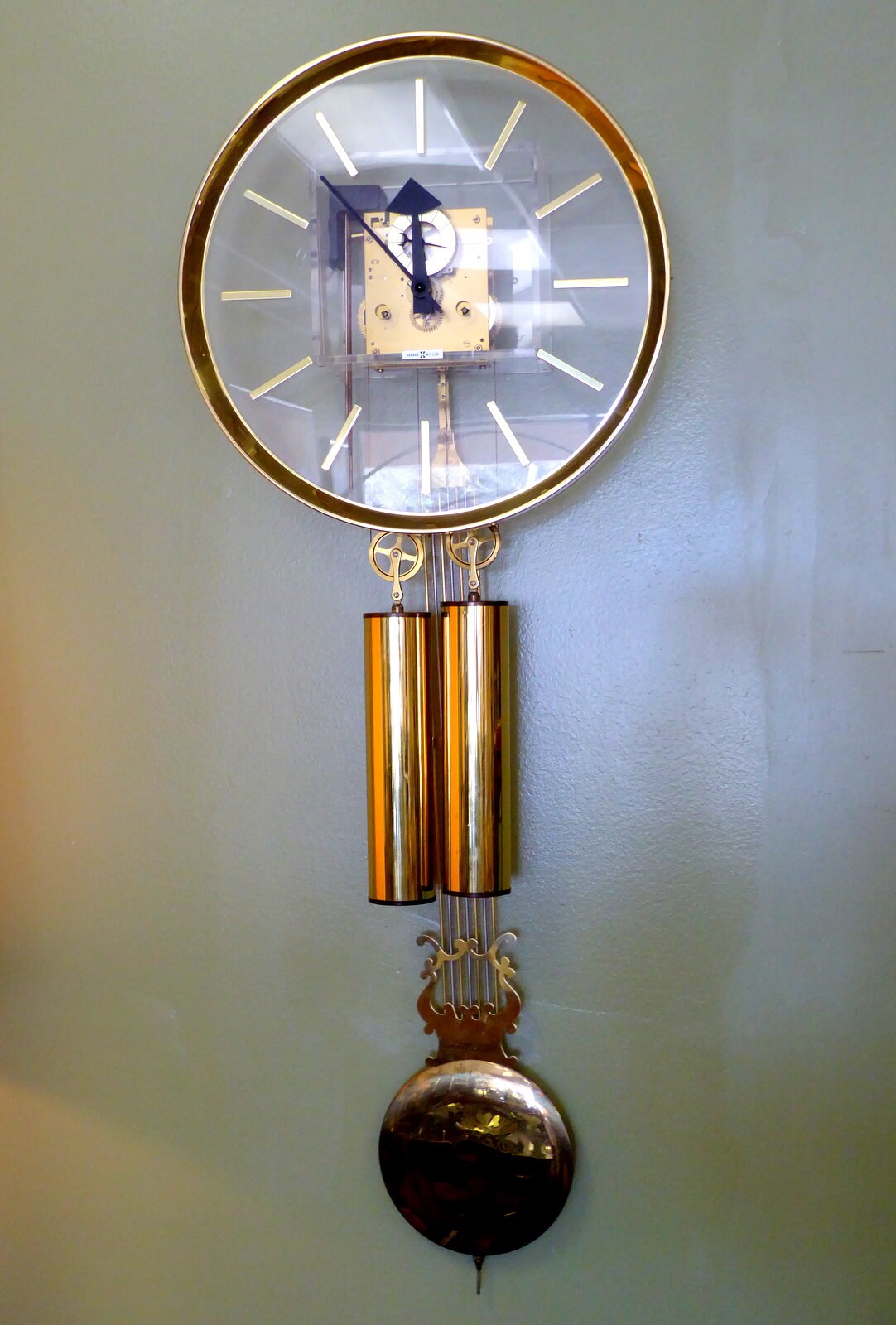 Lucite Clock by George Nelson for Howard Miller - Etsy