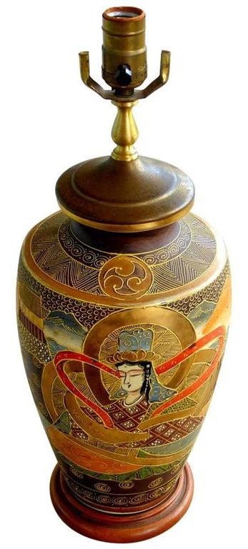 Japanese Satsuma Lamp W/figures - Etsy