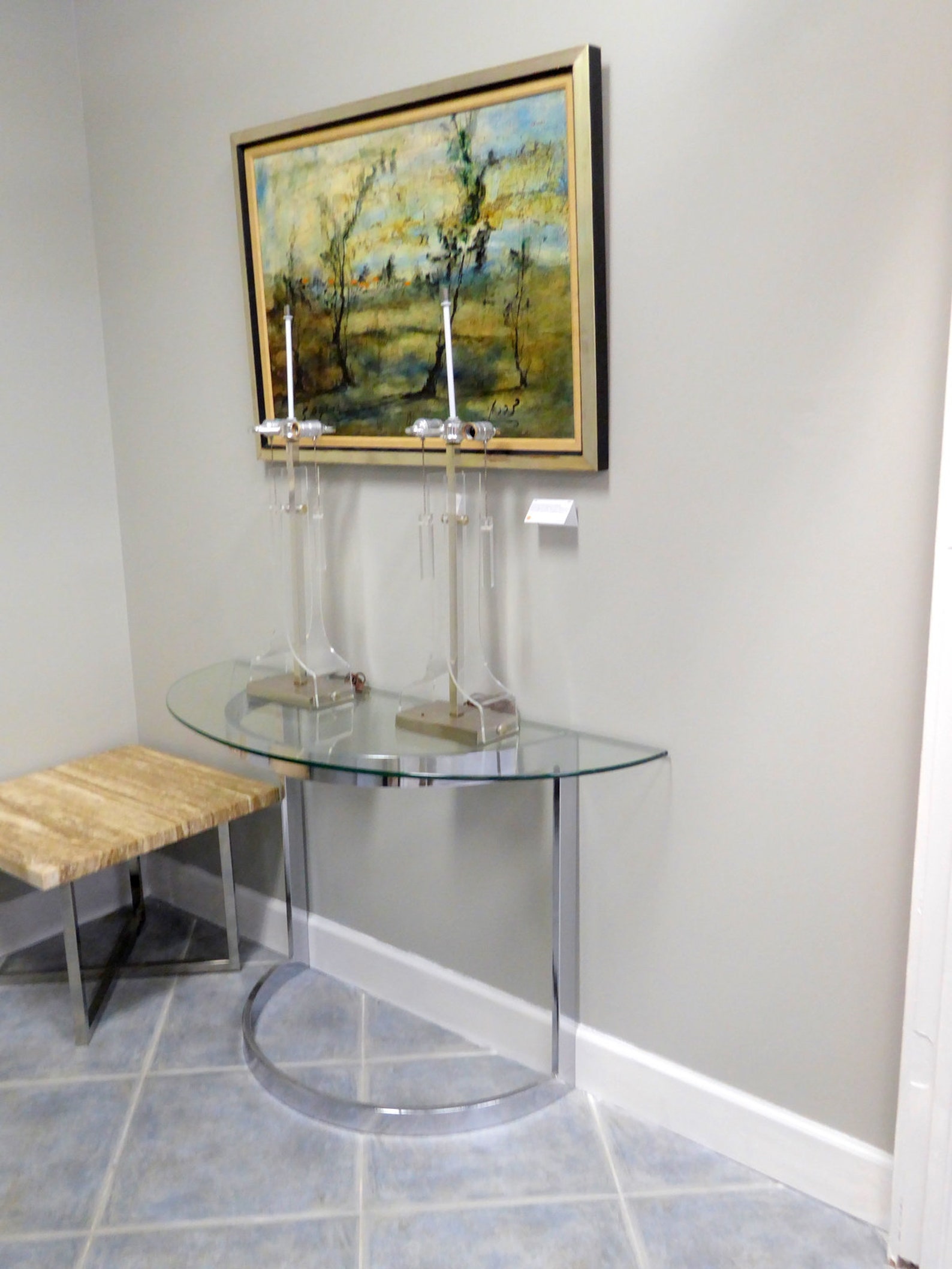 Pair of Console Tables by Milo Baughman - Etsy