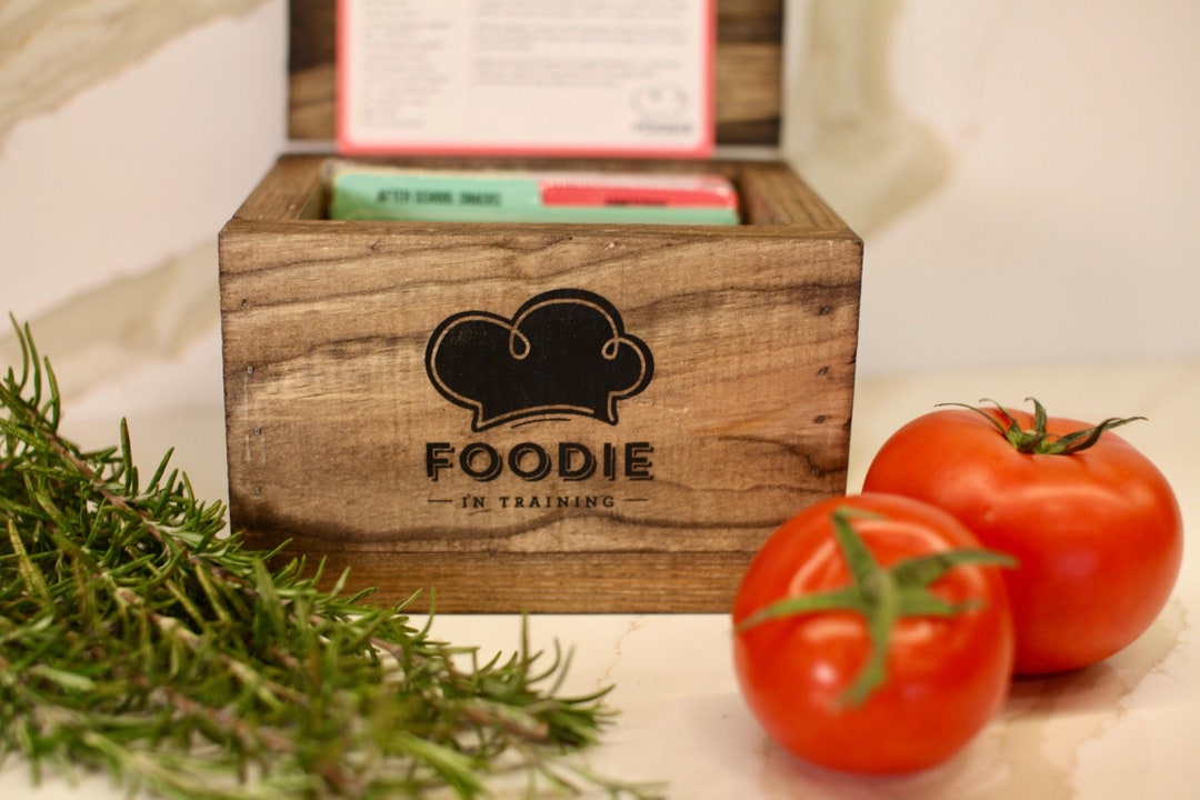Handcrafted Recipe Box Filled With Recipes. Includes Cooking Videos and ...