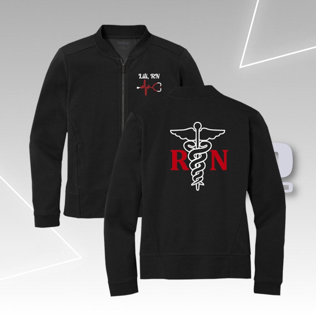 Personalized Nurse Jacket - Ogio Ladies Full Zip, Custom Medical ...