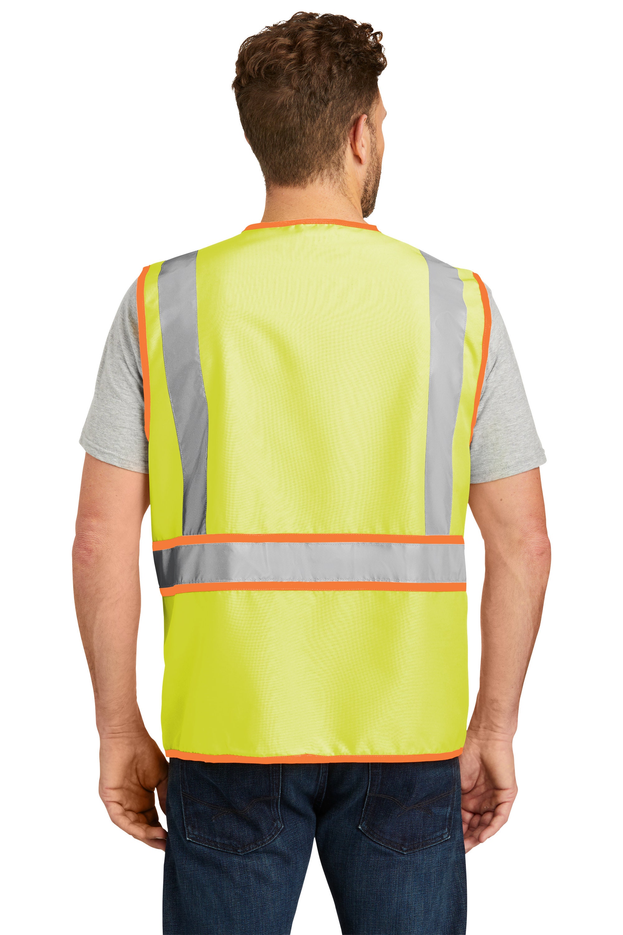 Customized Hi Vis Safety Vest, High Visibility ANSI 107 Class 2 ...