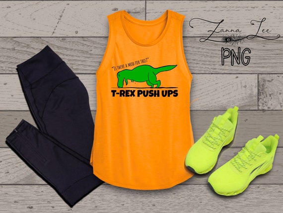 T-rex Push Ups is There a Mod for This Funny Workout Design - Etsy India