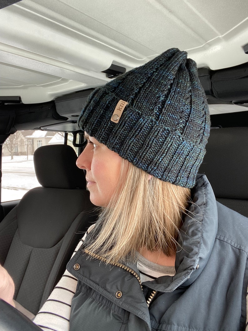 Men's Beanie Pattern Knitting Beanie Pattern Commuter - Etsy