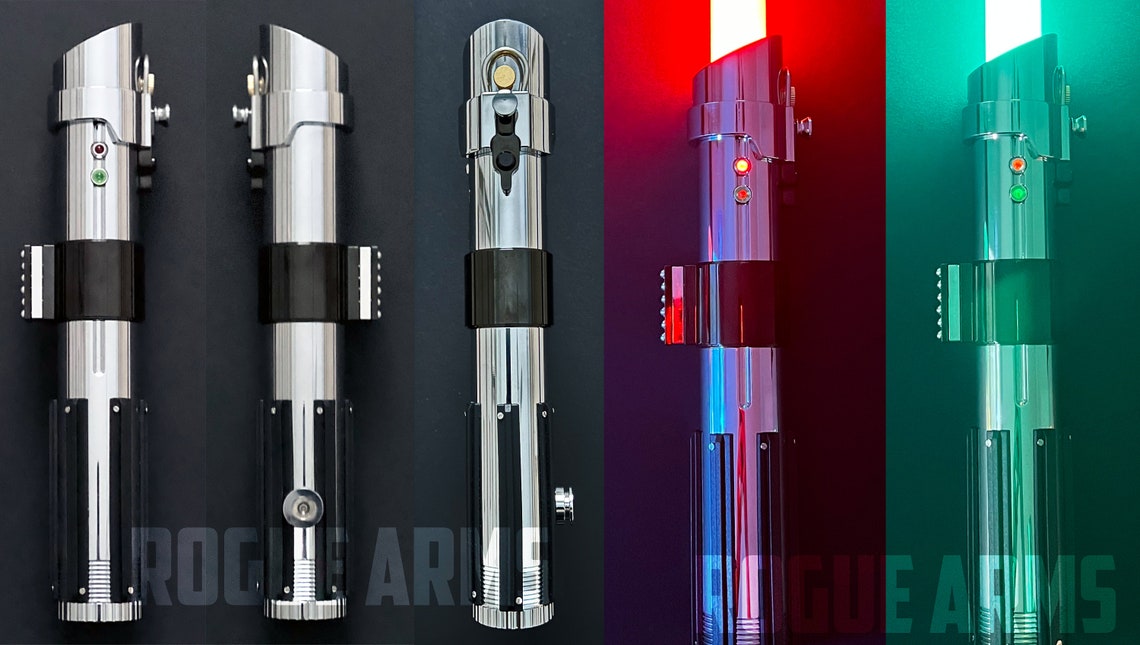 Tusken Slayer Anakin AOTC Lightsaber Neopixel Attack of the Clones RGB ...